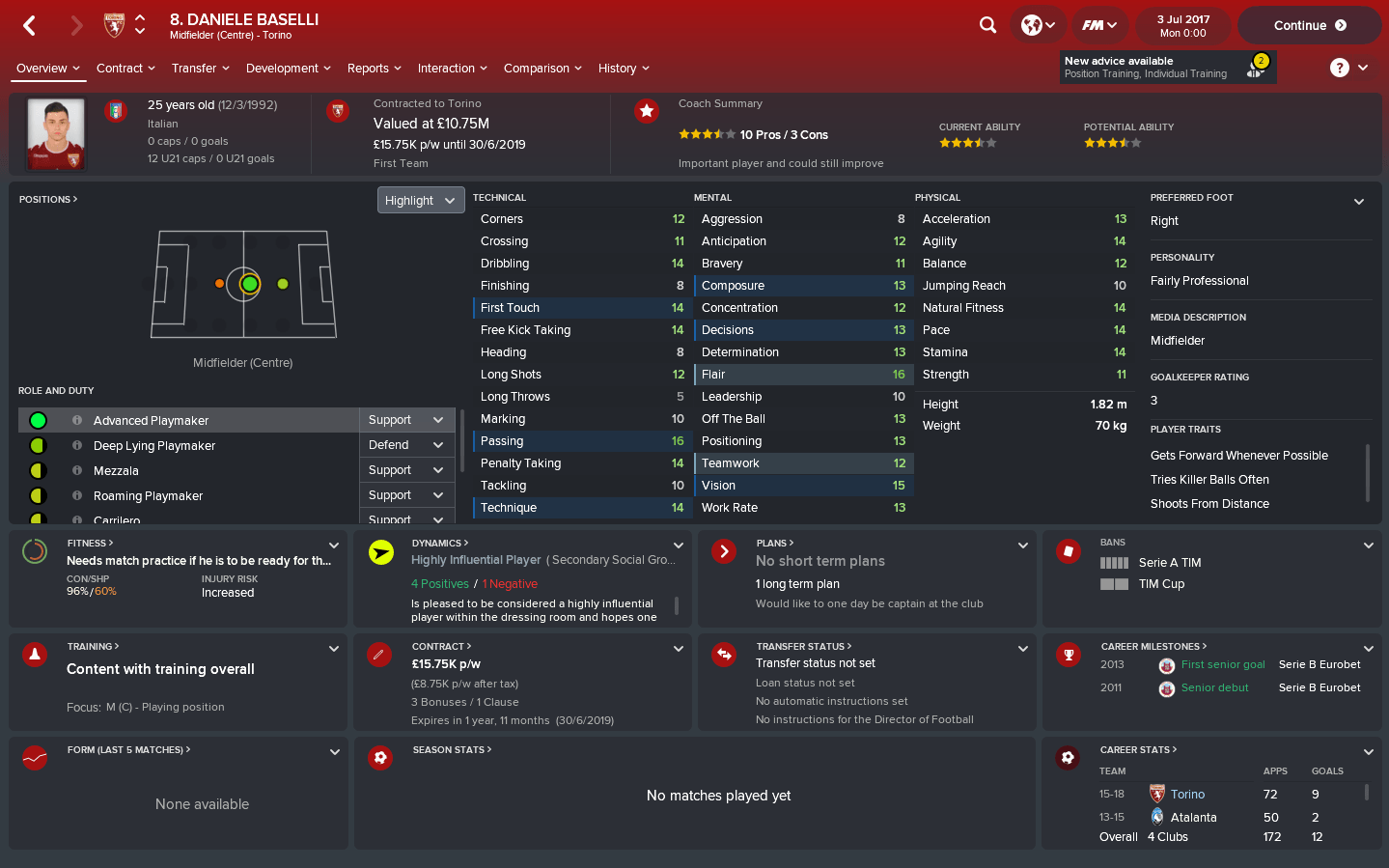 FM18 Team Guide: Torino FC | FMtrendGames